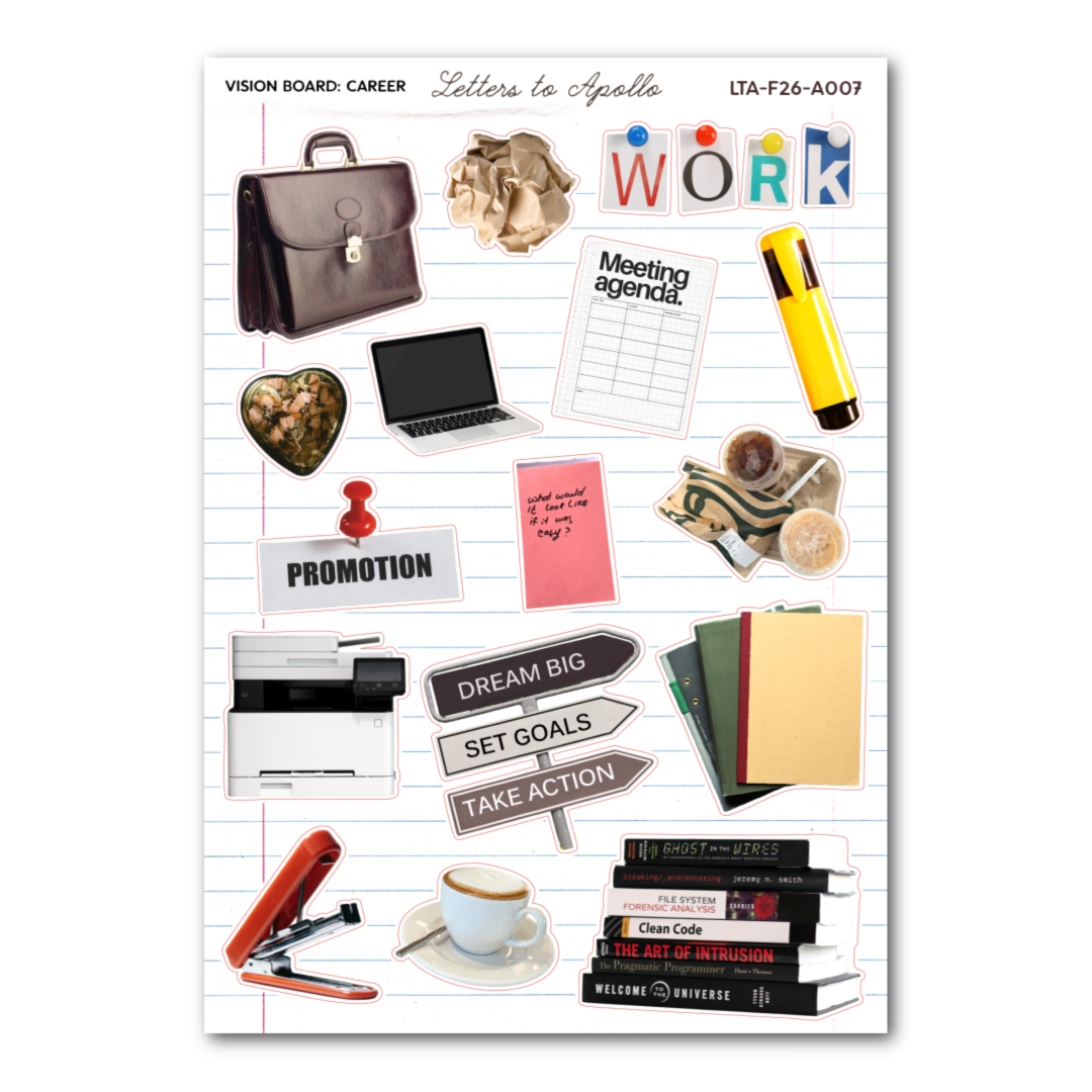 VISION BOARD: CAREER – Letters to Apollo